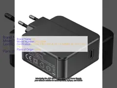 65W PD 전화 급 충전기와 케이블 높은 효율성 및 안전 운영