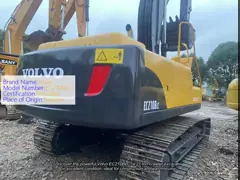 21 ton almost new imported crawler excavator machine used Volvo EC210BLC in good condition for Sale