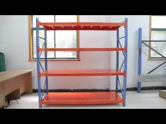 China Medium Duty Long Span Pallet Racking 5 Layer Bolt Installation Garage Storage Racking for sale