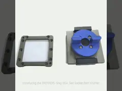China AL Gray Test Socket Housing KR-3101-DK BGA Test Socket CNC Machining Service with 0.005mm Accuracy for sale