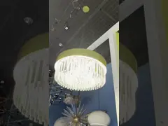 Luxury Hotel Lobby Decorative Gold Big Size Customized Modern Led Ceiling Chandelier