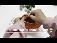 Customize Satin Bag Gift Bag Digital Full Printing Round Bottom Drawstring Bag