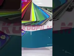 China K019 Gloss Tuscan Blue TPU Color Car Paint Protective Film Glossy Vinyl Wrap for sale