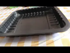 disposable PET PP black meat tray