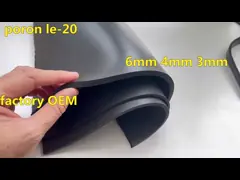 China INOAC LE-20 Black 3mm Polyurethane Foam Soundproof Shockproof for sale