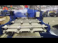 China 2.2Kw Metal Roof Panel Roll Forming Machine Main Motor Power 120 Max Curving Degree for sale
