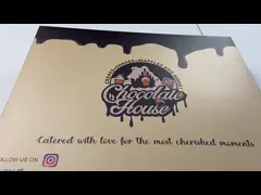 Cina Scatole regalo in carta di carta per alimenti riciclata carta kraft cartone pieghevole scatole di dessert in carta da asporto in vendita