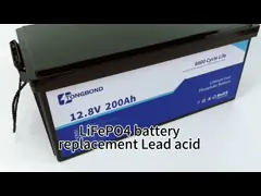 200Ah 12 Volt LiFePO4 batteria al litio fonte di alimentazione duratura