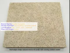 Ceiling Baffles  Wood Wool Cement Acoustic Panels Sound Absorption Isolation Board