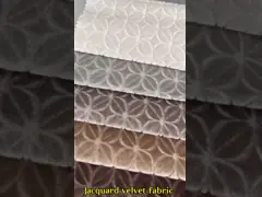 China 100% PL Jacquard Velvet Sofa Fabric Printed For Home Decoration for sale