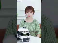 China Cordless Electric Head Massager Helmet Heat Therapy Brain Massager Helmet for sale