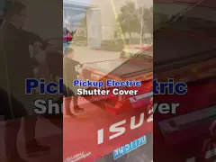 China Matte Black Pickup Bed Covers Electric Power Retractable Truck Bed Tonneau Cover For Dodge Ram for sale