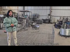 сваренный габион мастерская объясняет клиенту индивидуальные продукты с описаниями измерений