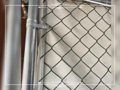 Plastic Coated Chain Link Fence Mesh / Heavy Duty Chain Link Fencing