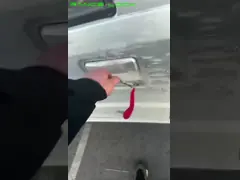 Stainless Steel Automotive Lock Pick Set Red Auto Lock Pick Kit Lightweight