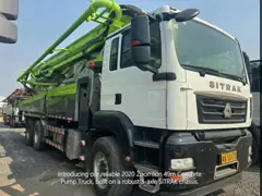 China used 2020 Zoomlion 49m Concrete Pump Truck (SITRAK 3-Axle Chassis) in good condition
Immediate Delivery | High-Performance Design for sale
