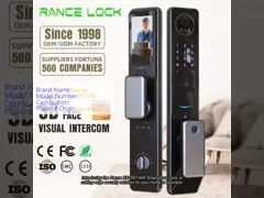 China Wifi Smart Door Lock Bluetooth 3D Face Lock OEM ODM For Home for sale