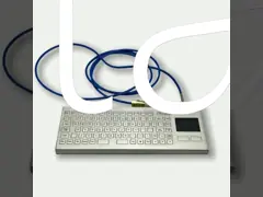 China Stainless Steel Industrial PC Keyboard Violence Resist Explosionproof Keyboard for sale