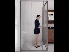 Shower room glass door side sliding door wheels