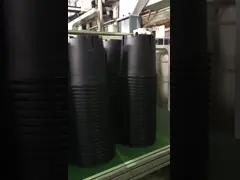 China Custom Plastic Net Pots Plastic Flower Container Tear Resistant for sale