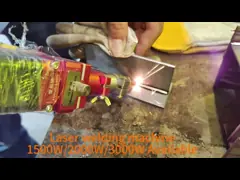 China 1500W Handheld Laser Welding Machine with Air/Water Cooling | 6m Fiber Length | 120J Pulse Energy for sale
