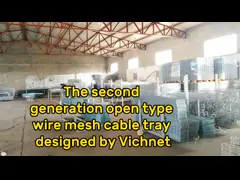 China Steel Material Galvanized Surface Wire Mesh Trunking / Q235 Network Mesh Wire Tray for sale