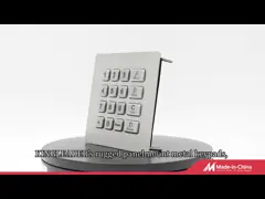China Dust and Waterproof 12 key Numeric Keypad Security Door Access Control Keypad for sale