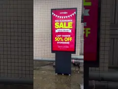 Free Standing IP65 LCD display