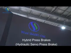 Hybrid Press Brakes Machine 130Ton/3200,Servo Pump CNC Press Brake for Demo