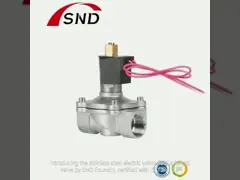 Stainless Steel Electric Water Fluid Solenoid Valve