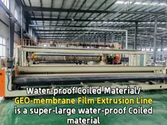 China Computerized PE LDPE LLDPE HDPE Geomembrane Sheet Extrusion Line Perfect Fit For Automated Packaging for sale
