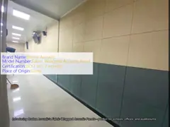 School Lobby Decorative Material Fabric Wrapped Acoustical Wall Panels Absorbing Board