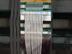 Burr-free stainless steel coil shearing