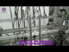 1928 J102 Edible Oil Gear Pump Six Heads Automatic Filling and Sealing Production Line-1