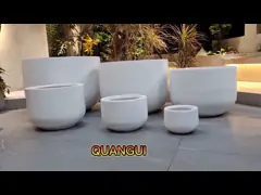 Light Weight Flower Pot Clay Cement Plant Pot