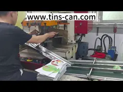 Promotional Custom Tin Can Christmas Ball Tin Container With Ribbon Hanger Holiday Gift Packaging