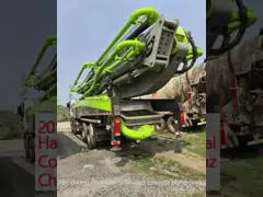 2018  Zoomlion Second Hand 56M Green Original Concrete Pump with Benz Chassis