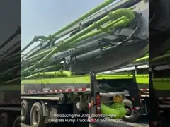 Concrete Pump Truck Used Original 2020 Zoomlion 49m with Sitrak Chassis