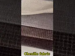 China Europe Style Chenille Sofa Fabric Water Resistant With Plain Style for sale