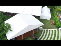 China Fashion 5m Bay Distance Wedding Marquee Tents Modern Large Easy Up Outdoor Trade Show Tent Wedding Backyard for sale