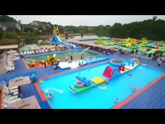 Customized Color Inflatable Water Park with Double Stitch