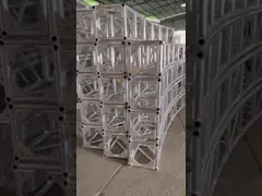 China Silver Aluminum Bolt Square Truss 300mm*300mm Portable DJ Truss Upright Totem for sale