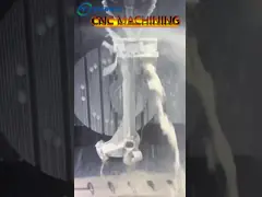 Multi axis CNC milling: demonstration of complex geometric shape machining