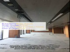 5/3mm Hotel Banquet Hall Grooved Acoustic Panels Ceiling Tile Sound Absorption Board
