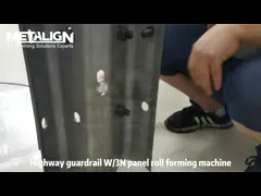 Cina 15m/min Alta precisione W Panel Roll Highway Guardrail Forming Machine per acciaio galvanizzato 3 ̊4 mm in vendita