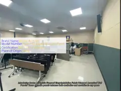 Conference Hall Fireproof Easy-installation Fabric Wrapped Acoustical Wall Panels Absorbing Board