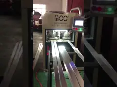 중국 파이프 앵글 철 C 모양의 강철 완전 자동 CNC 펀칭 기계 판매용