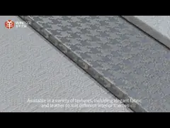 Environmentally Friendly Build Decorative Acoustic Panels Fabric Finish