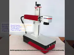 Fiber Laser Marking Machine Desktop MAX Raycus JPT 20W 30W 50W With Rotary Axis