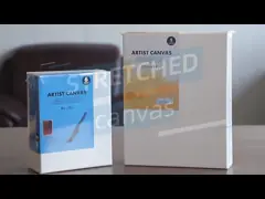 China Triangle Shaped Blank Stretched Canvas 280G Cotton Stretched Artist Canvas For Painting for sale